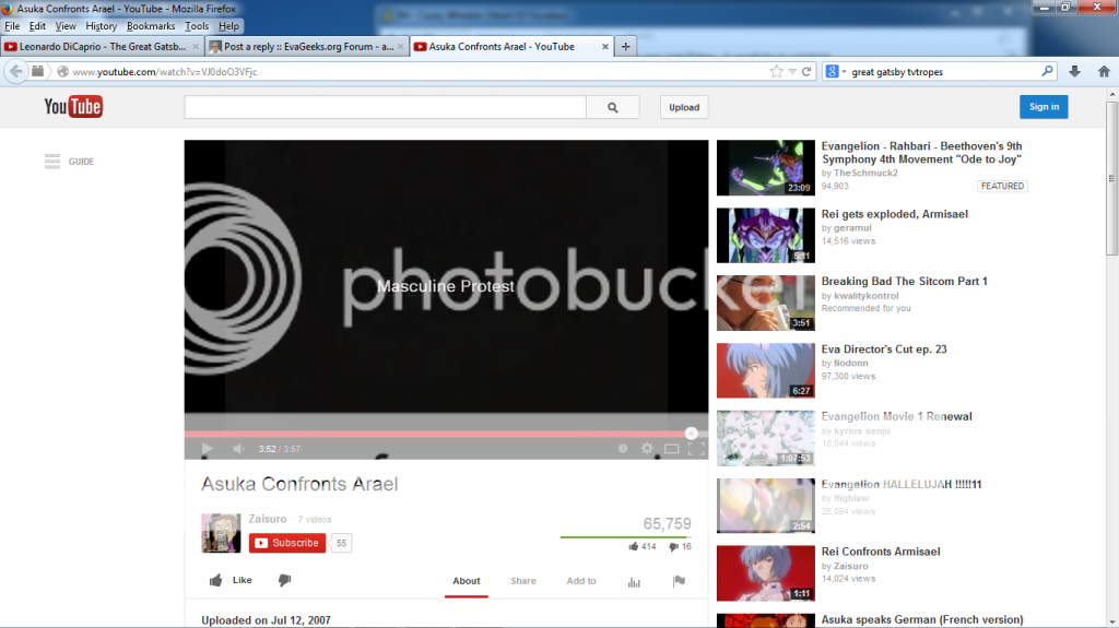 "Masculine Protest"? - EvaGeeks.org Forum - an Evangelion Fan Community